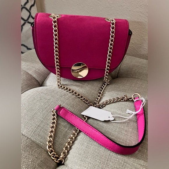 H&M | Bags | Sold Hm Small Hot Pink Crossbody | Poshmark